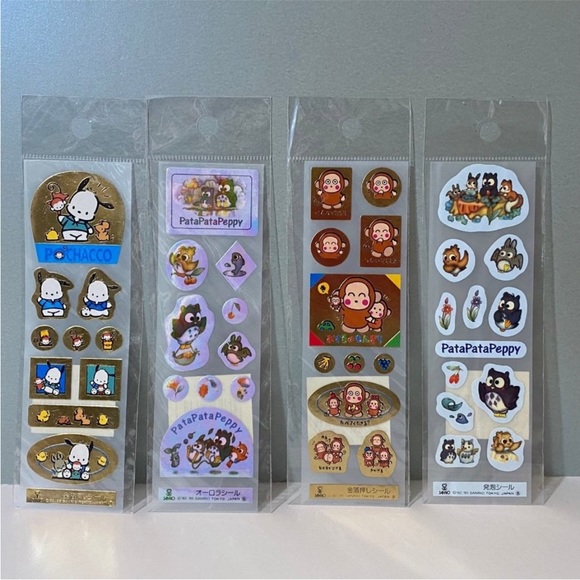 Sanrio | Other | Vintage Sanrio Pochacco Monkichi Patapatapeppy ...